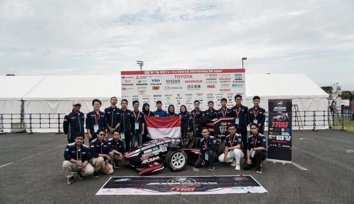 Mobil Listrik Arjuna UGM Peroleh Penghargaan Formula SAE 2019 di Jepang ...