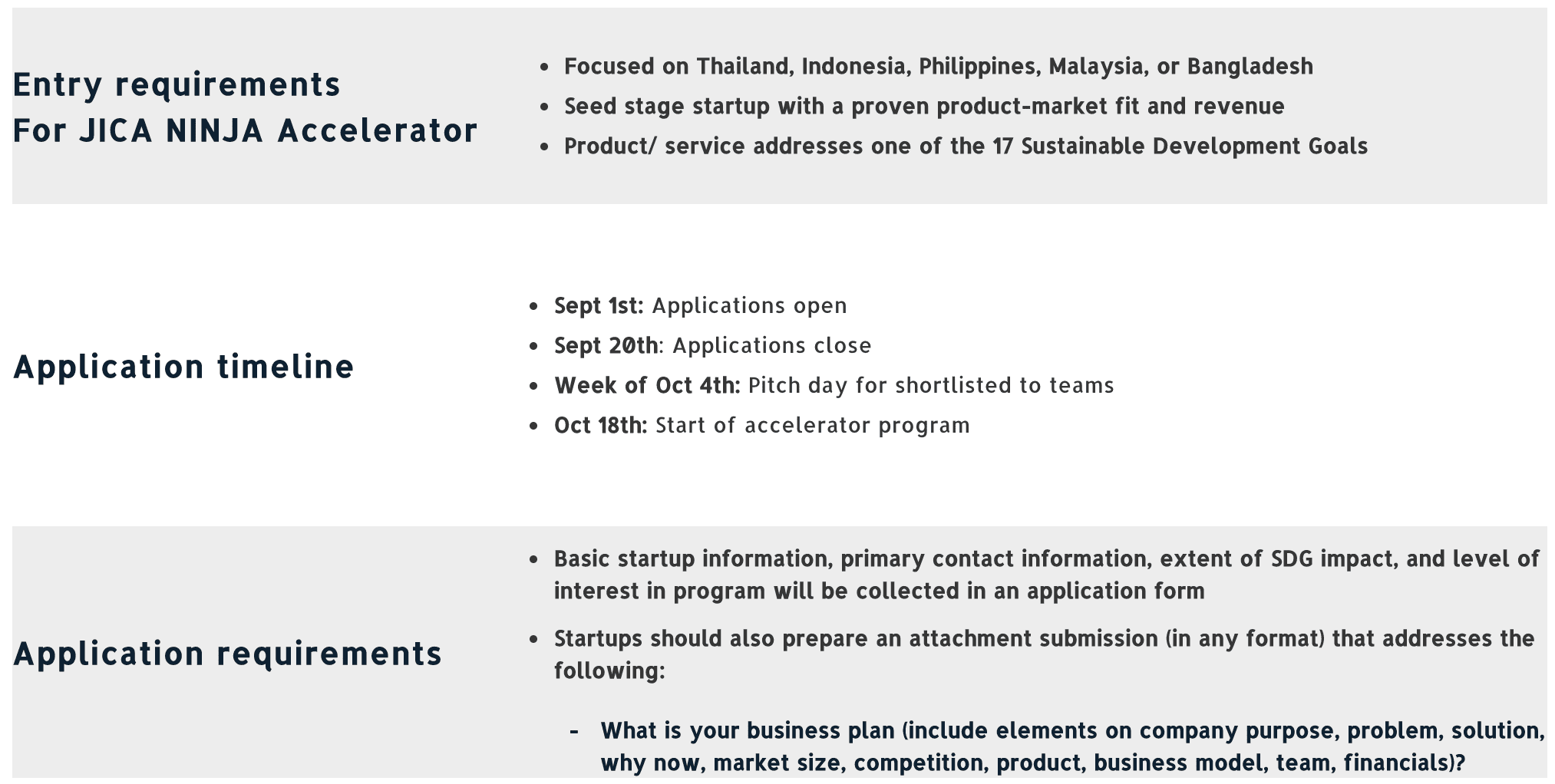 [Call for application] JICA NINJA Accelerator 2021 for seeds startups ...