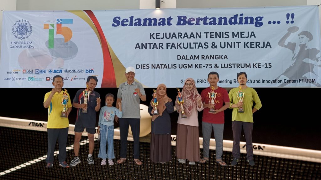 Raih 4 Prestasi Tenis Meja Antar Unit, Fakultas Teknik Komitmen Promosi ...