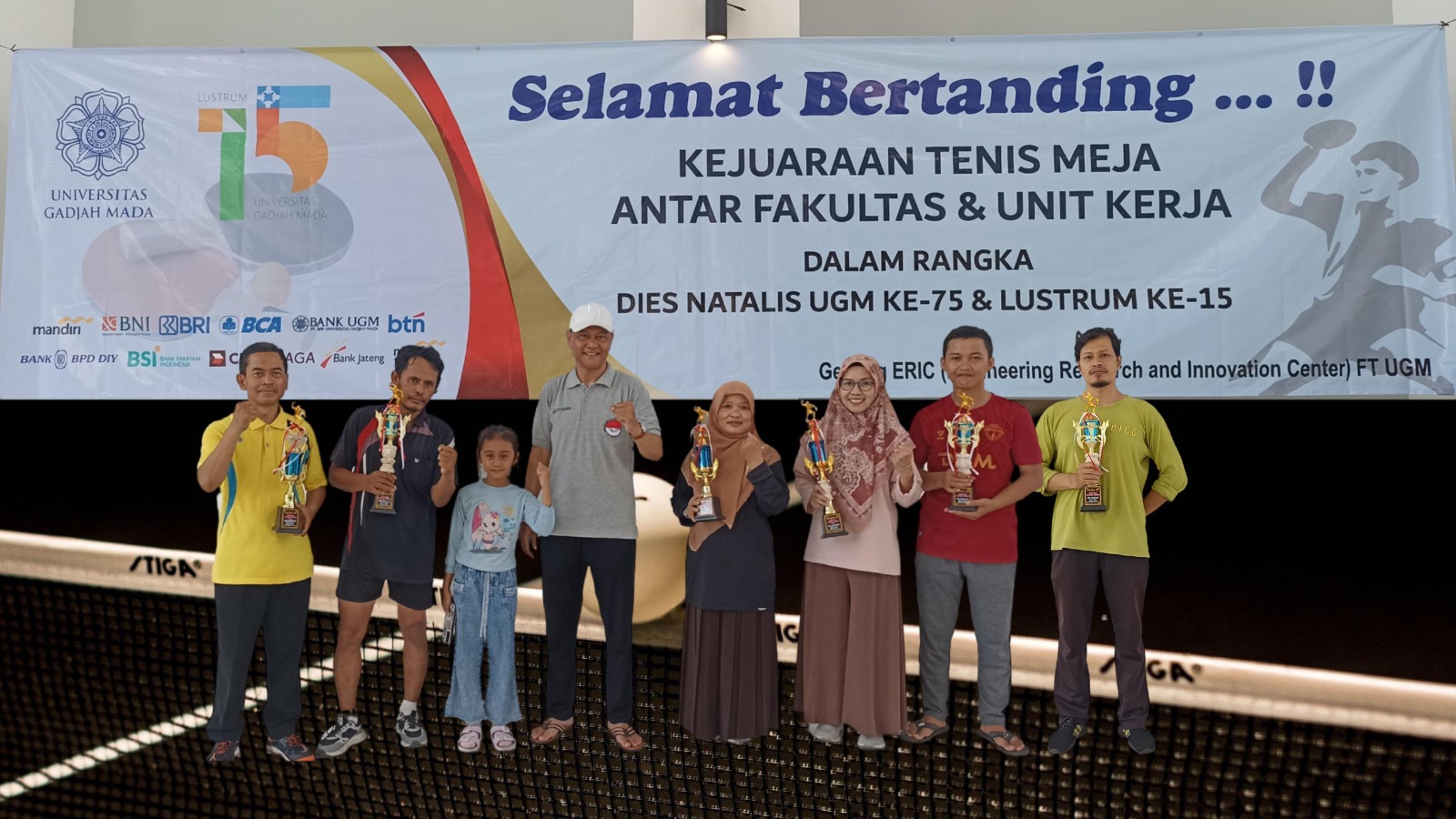 Raih 4 Prestasi Tenis Meja Antar Unit, Fakultas Teknik Komitmen Promosi ...